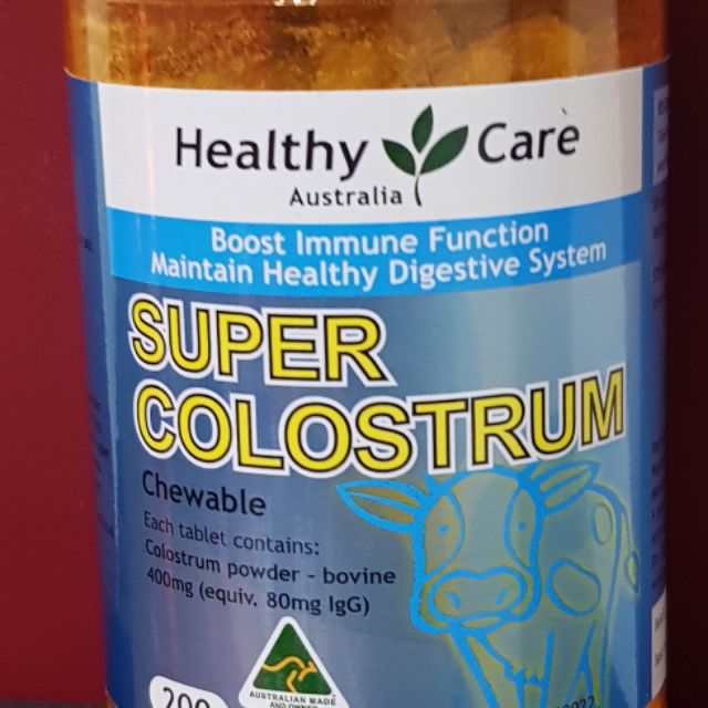 Healthy Care colostrum 牛初乳 咀嚼片 | 蝦皮購物