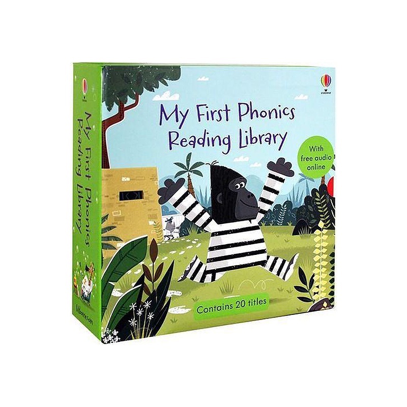 My First Phonics Reading Library(20冊合售+音檔QR Code)/我的自然發音圖書館套書/Usborne ...