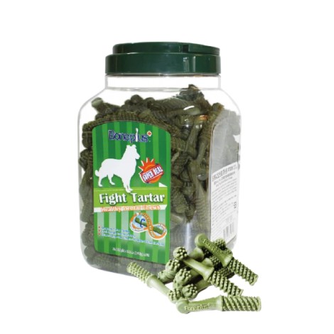 Bone plus BonePlus 六角星型潔牙骨/雙刷頭/綜合雙色潔牙骨結 700g | 蝦皮購物