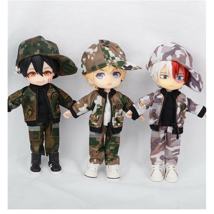 《現貨》【風閣】ob11三件式 軍裝 套裝-ob11/黏土人/gcs/12分娃/娃套裝/軍服/軍裝/ob11套裝/娃衣 | 蝦皮購物