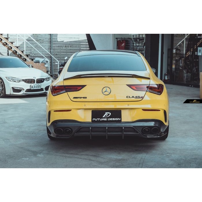 【政銓企業】 W118 CLA 250 35 45 升級 FD品牌 GT 高品質 碳纖維 卡夢 後下巴 免費安裝 | 蝦皮購物