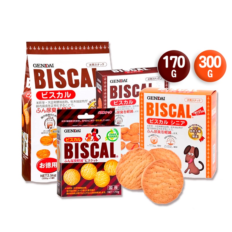 BISCAL 必吃客 消臭餅乾 犬用 機能零食 狗餅乾 狗狗點心 170g 300g | 蝦皮購物