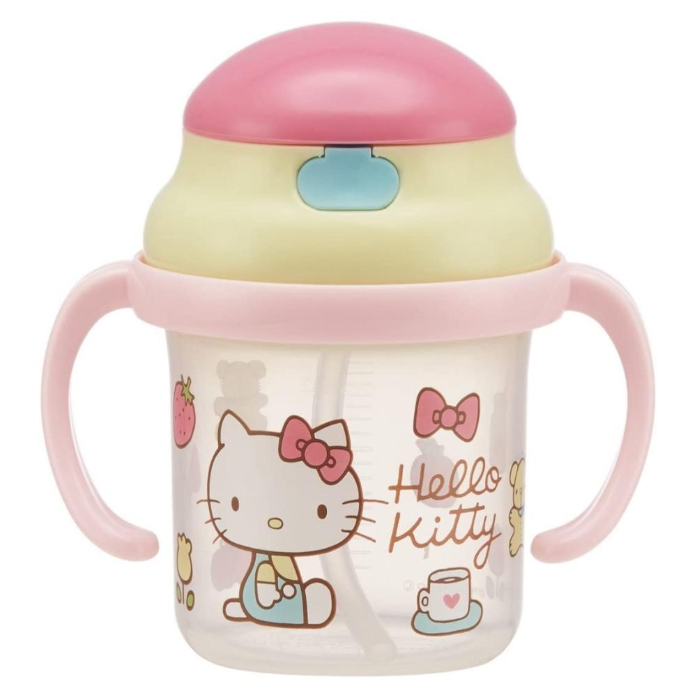 日本 Skater 70年代 Hello Kitty 雙耳吸管學習杯 彈跳 吸管杯 學習杯(KSH2/230ML) | 蝦皮購物