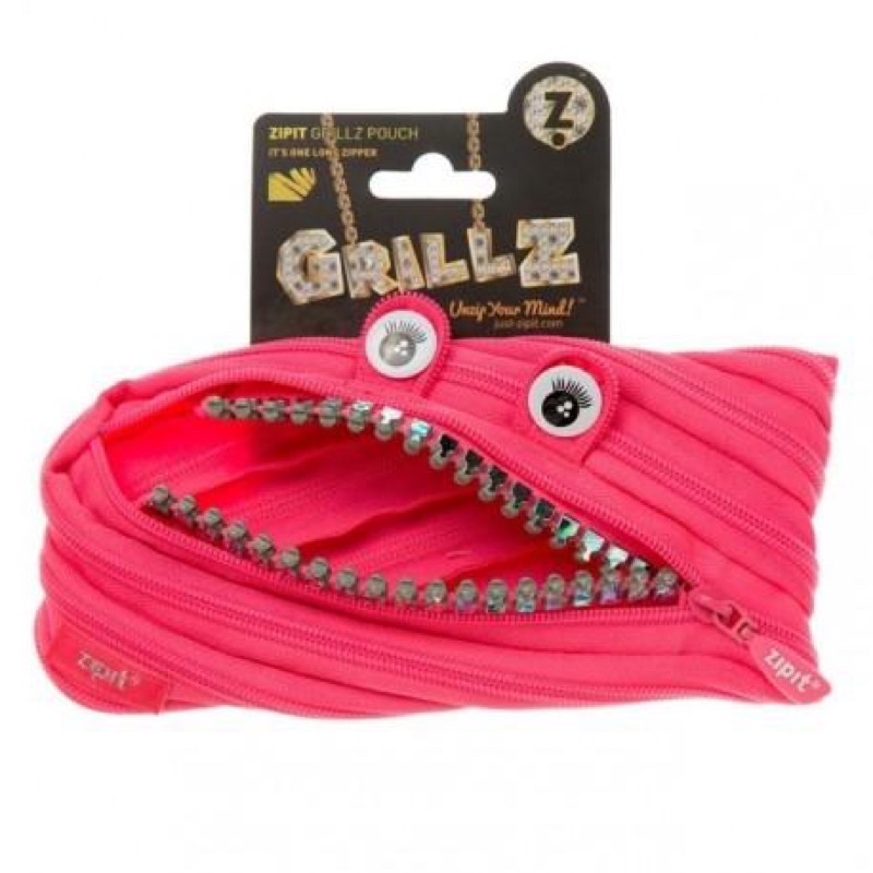 Zipit Grillz 鋼牙小怪獸 筆袋 收納袋 | 蝦皮購物