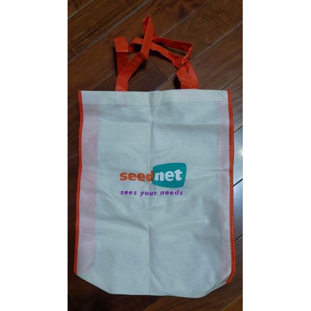 全新seed net 購物提袋（米白色）（約32x42cm) | 蝦皮購物