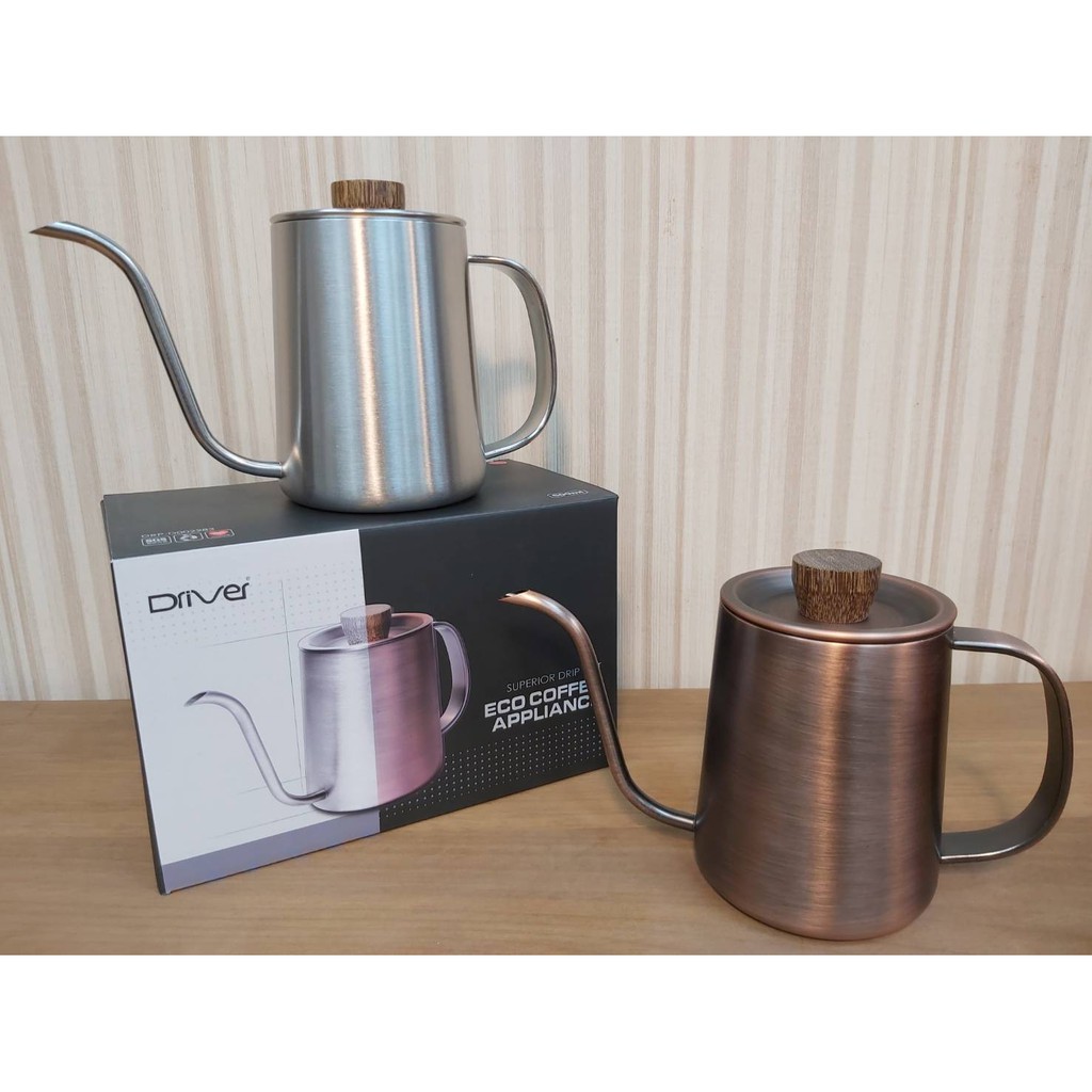 Driver Superior 細口壺 600ml DRP-D002283 不銹鋼 原色 古銅 手沖壺 細口手沖壺 手沖 | 蝦皮購物