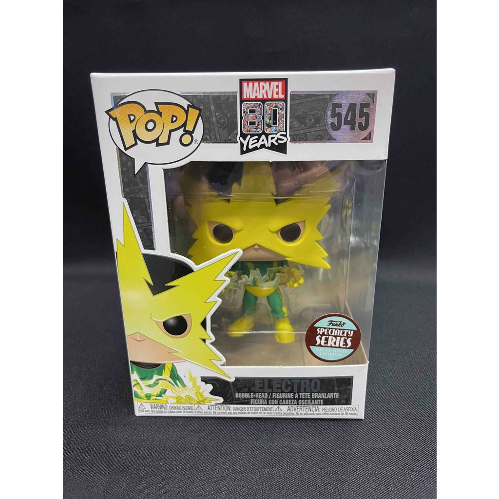 C-7 櫃 ： FUNKO POP 電光人 ELECTRO 545 漫威80週年 限量版 天貴 | 蝦皮購物
