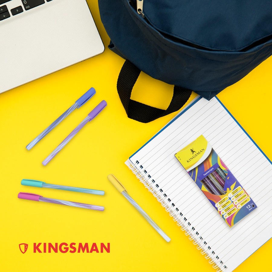 PERALATAN HITAM Kingsman 筆 1 支抗拉伸單元更順滑,直到他們跑出文具書寫設備學院學校用品 Mo | 蝦皮購物