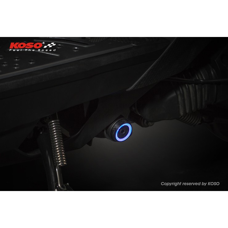 【LFM】KOSO 極光 LED 車台塞 BWSR 導光 鋁合金車台塞 勁戰四代 光導 車台塞 | 蝦皮購物