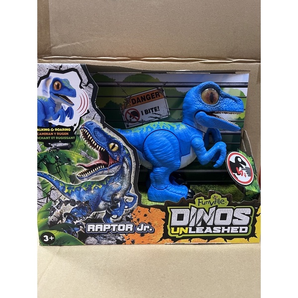 現貨 全新 正版 原價599元 Funville Dinos Unleashed FUN恐龍 奔跑暴龍 奔跑迅猛龍 | 蝦皮購物