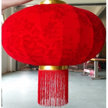 植絨伸縮燈籠-40CM 春節佈置 新年佈置 公司佈置 企業佈置 飯店佈置 | 蝦皮購物