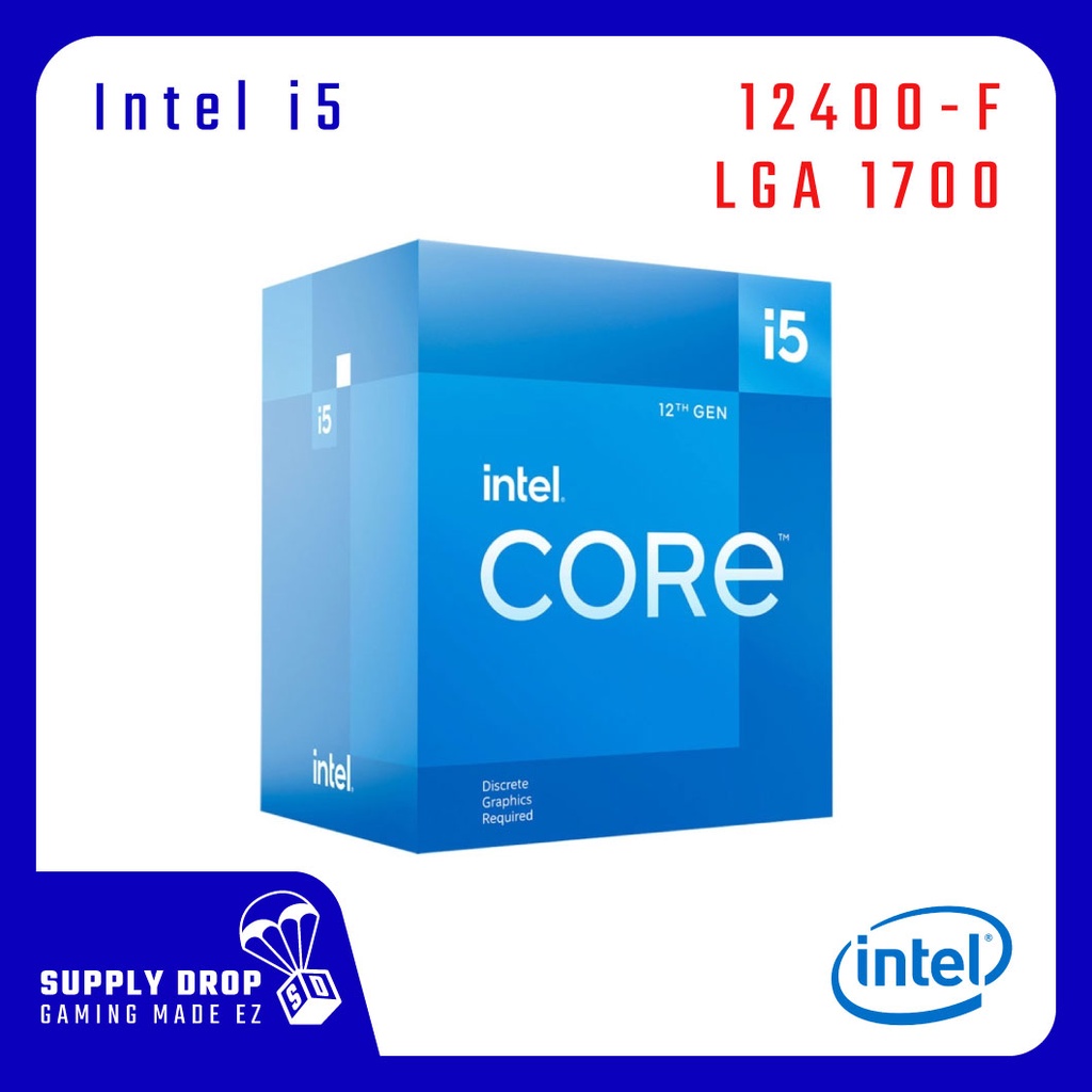 英特爾 Intel Core i5 12400F 2.5GHz 高達 4.4GHz LGA1700 | 蝦皮購物