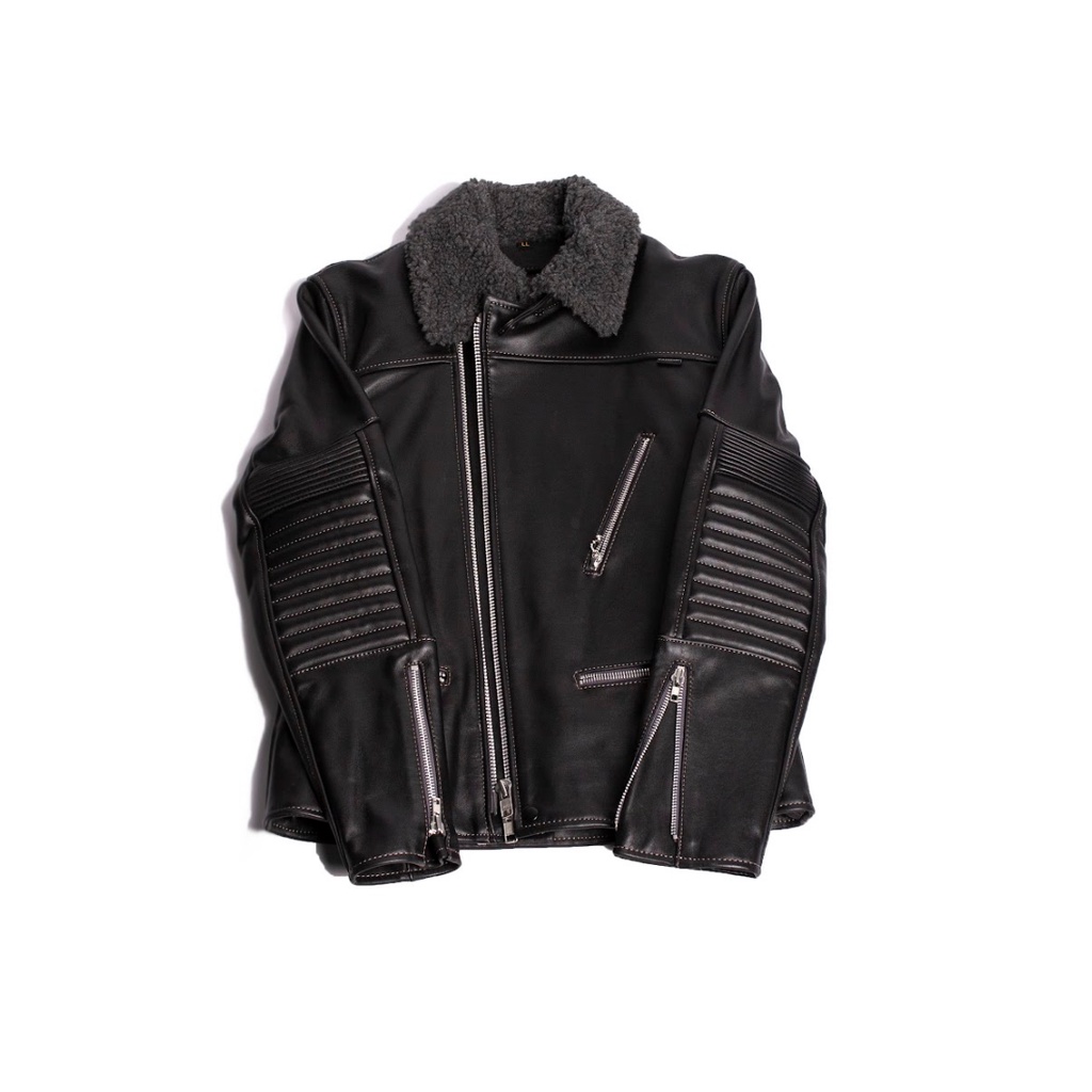 【VRIDER】日本 KADOYA BOTT LL號 黑色 復古皮衣 騎士皮衣 防摔衣 真皮 零碼特賣 | 蝦皮購物