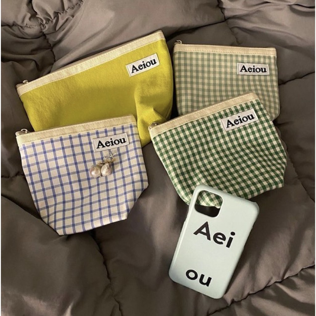 韓國代購🇰🇷Aeiou Basic Pouch (L Size) | 蝦皮購物