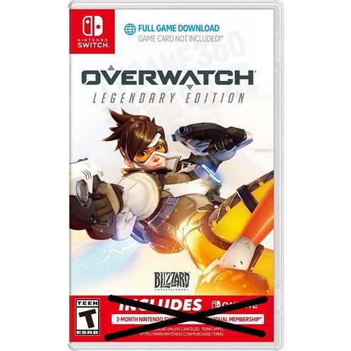【全新未拆】任天堂 SWITCH NS 鬥陣特攻 鬥陣特工 OVERWATCH E序號 實體盒裝 英文版 特典會籍已過期 | 蝦皮購物