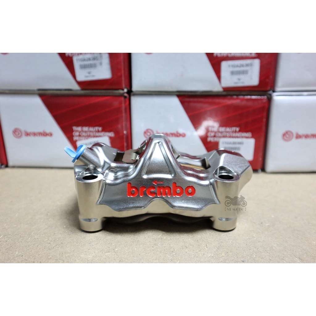 【ST】Brembo CNC GP4-RX/GP4RX (左邊) 鍍鎳 孔距100mm 活塞32/32 | 蝦皮購物
