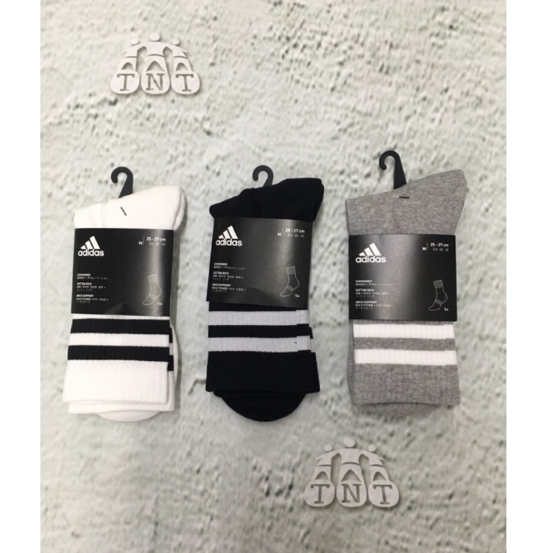 《TNT》ADIDAS 3S SOCKS厚底 小腿襪 運動長襪 FH6627/FH6628/FH6629/DZ934 | 蝦皮購物