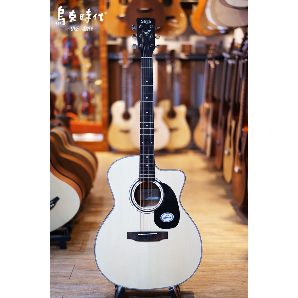 烏克時代~ SAGA SF600GC優質入門吉他 41吋GA桶合板雲杉+沙比利 木吉他 | 蝦皮購物