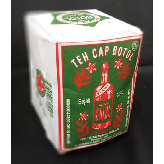 TEH HIJAU CAP BOTOL Aroma Melati 茉莉綠茶葉 40g | 蝦皮購物