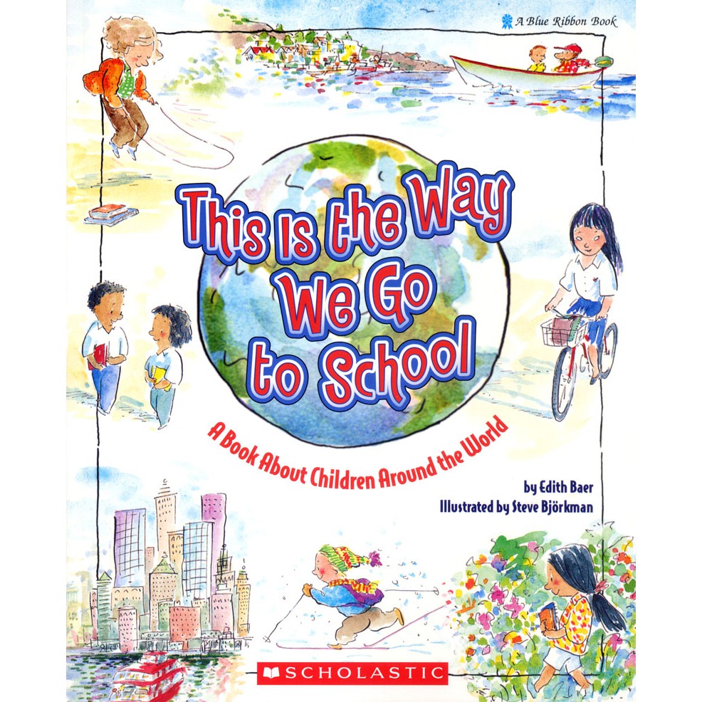 THIS IS THE WAY WE GO TO SCHOOL｜英文故事繪本【麥克兒童外文書店】 | 蝦皮購物