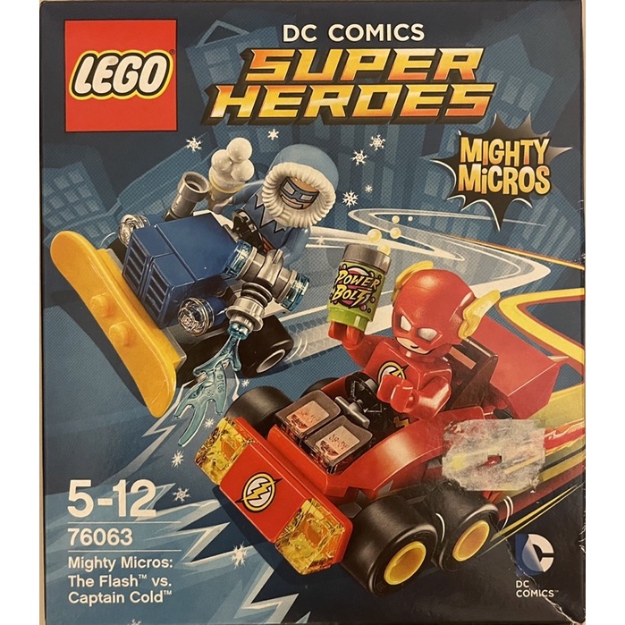 全新樂高LEGO 76063 DC英雄Mighty Micros系列 The Flash閃電vsCaptain cold | 蝦皮購物