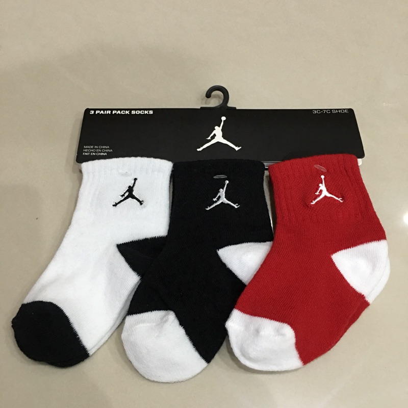 美國購回 全新Jordan 3C-7C 3雙襪 | 蝦皮購物