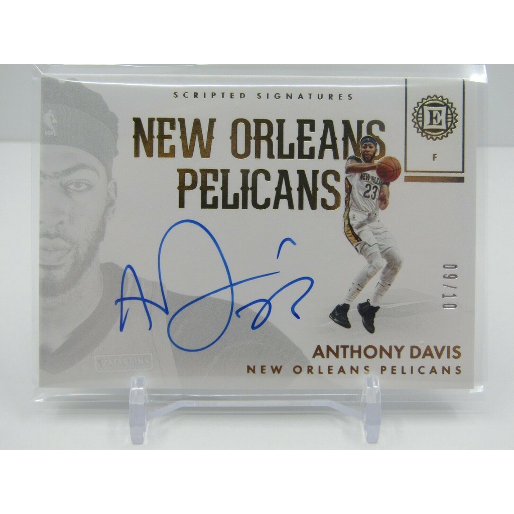 代購-ANTHONY DAVIS 2017-18 AUTO簽名卡 限10張 | 蝦皮購物