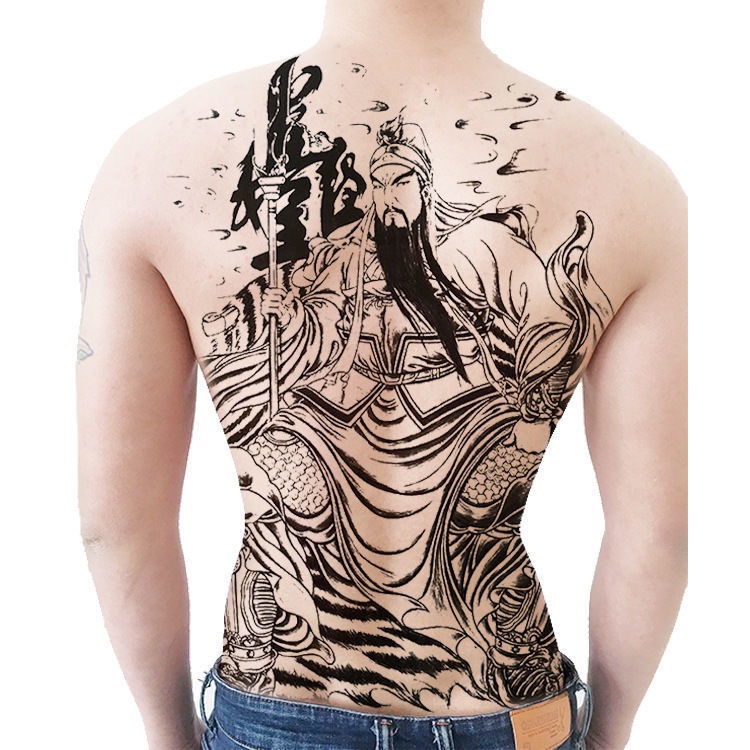 【滿799免運】滿背後背紋身貼防水男女持久大圖趙雲子龍九龍拉棺仿真刺青花臂貼jioyh DRWW | 蝦皮購物