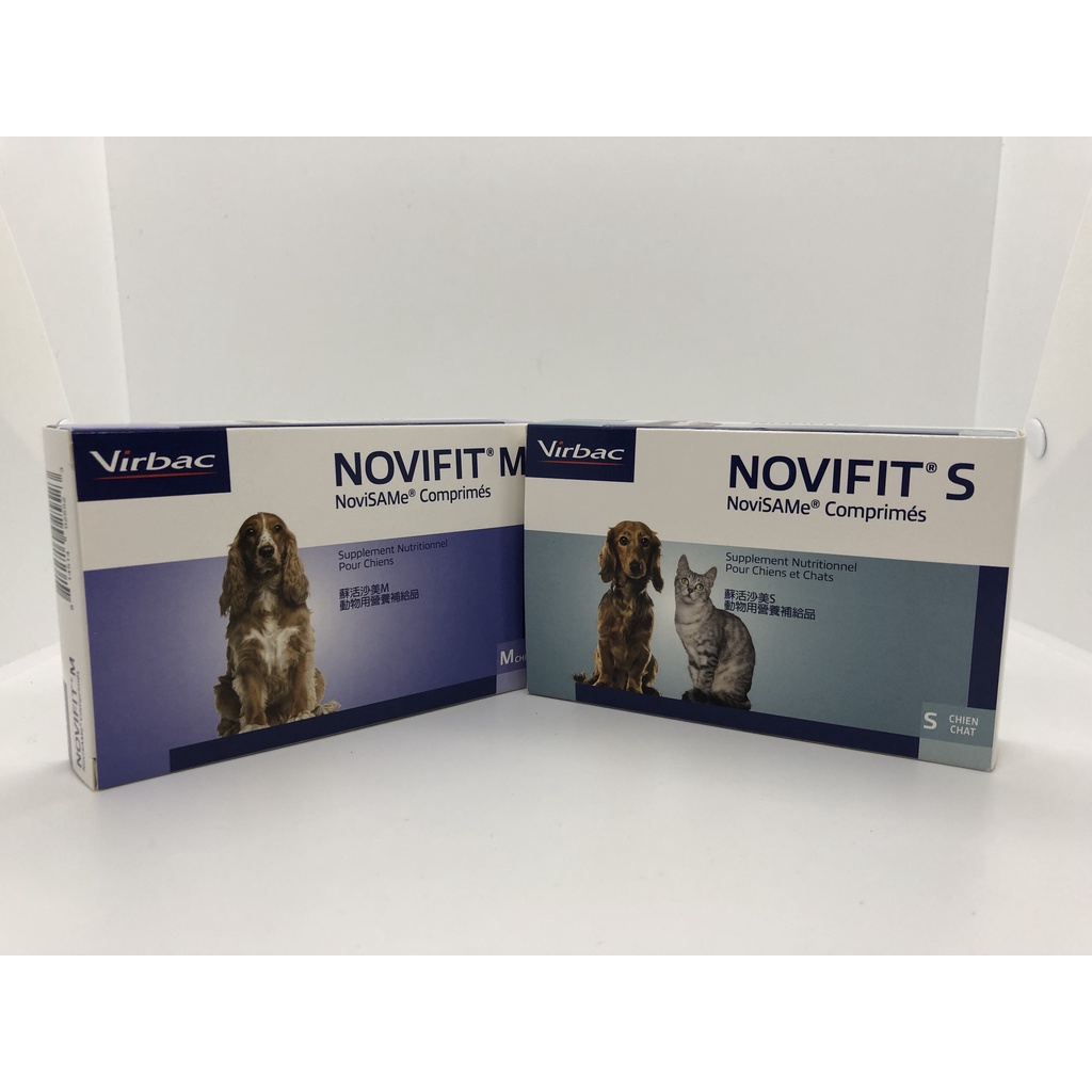 *原廠現貨*法國 維克 Virbac 蘇活沙美(Novifit® )肝腦錠--S、M | 蝦皮購物