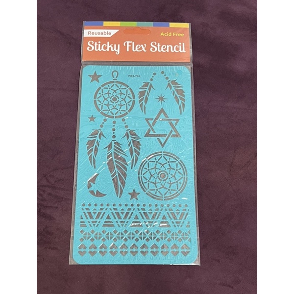 出清 Sticky Flex Stencil 軟性型染版 POS-700(701-706) 彩繪 拓印 佈置 美化 | 蝦皮購物