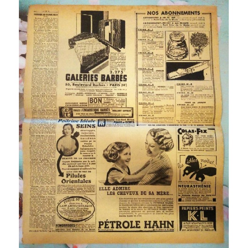 歐美Vintage收藏/約1930年 老印刷Paper/Junk Journal 藝術裝飾素材/Rare | 蝦皮購物