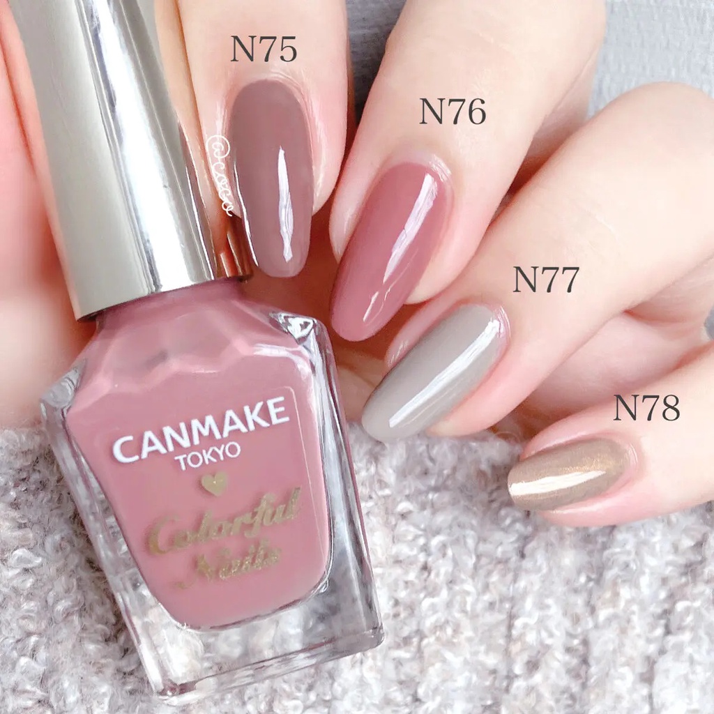 CANMAKE 】現貨 ♡JO是愛買 ♡ 日本CANMAKE晶燦指甲油新色限定色N75 N76 N77 N78 | 蝦皮購物