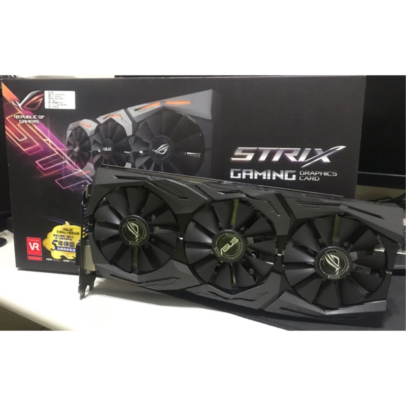 華碩 ROG STRIX RX480 O8G GAMING(580 GTX1060 980可參考) | 蝦皮購物