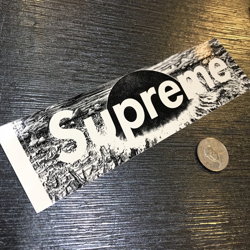 Supreme x akira 全新正品 box logo sticker 貼紙 現貨供應 | 蝦皮購物