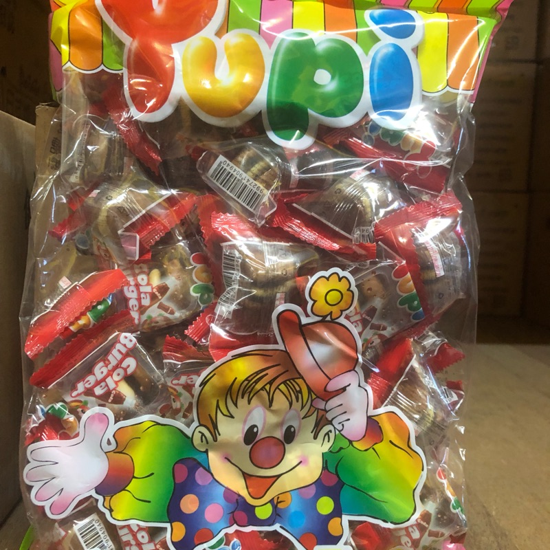 Yupi 呦皮 QQ糖 可樂漢堡 378克 袋裝 | 蝦皮購物