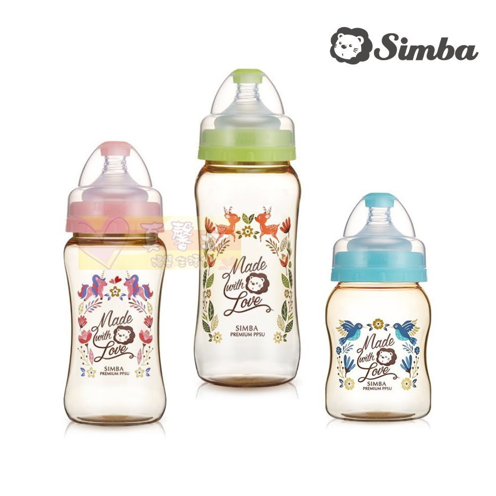 小獅王SIMBA桃樂絲PPSU寬口奶瓶200ml/270ml/360ml - 葫蘆奶瓶/雙凹奶瓶 | 蝦皮購物