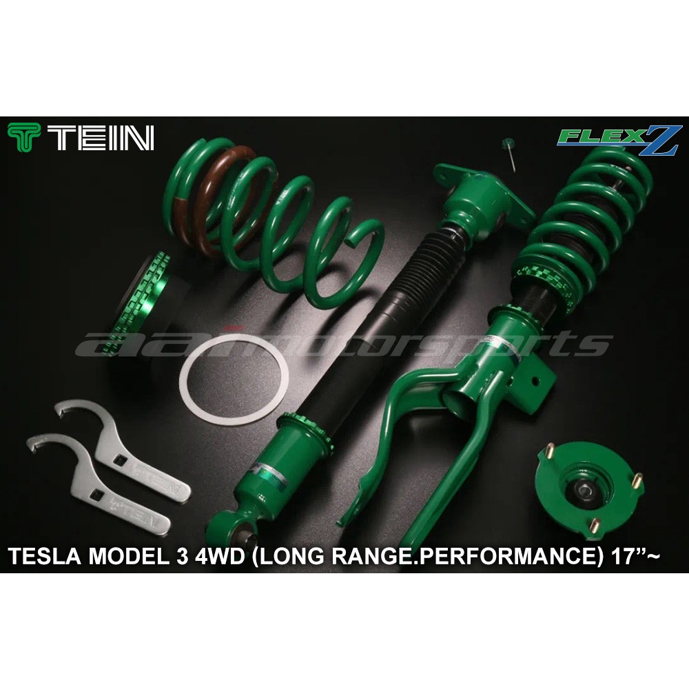TEIN FLEX Z TESLA MODEL 3 17~ DAUL MOTOR 4WD 高低軟硬可調避震器組 | 蝦皮購物