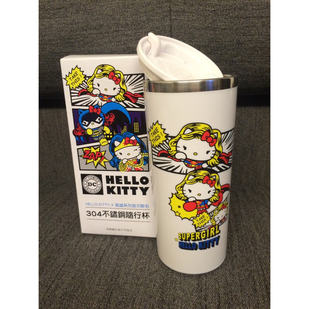 [全新] Hello Kitty 英雄 聯名 304 不鏽鋼 隨行 杯 400 ML 可面交 | 蝦皮購物
