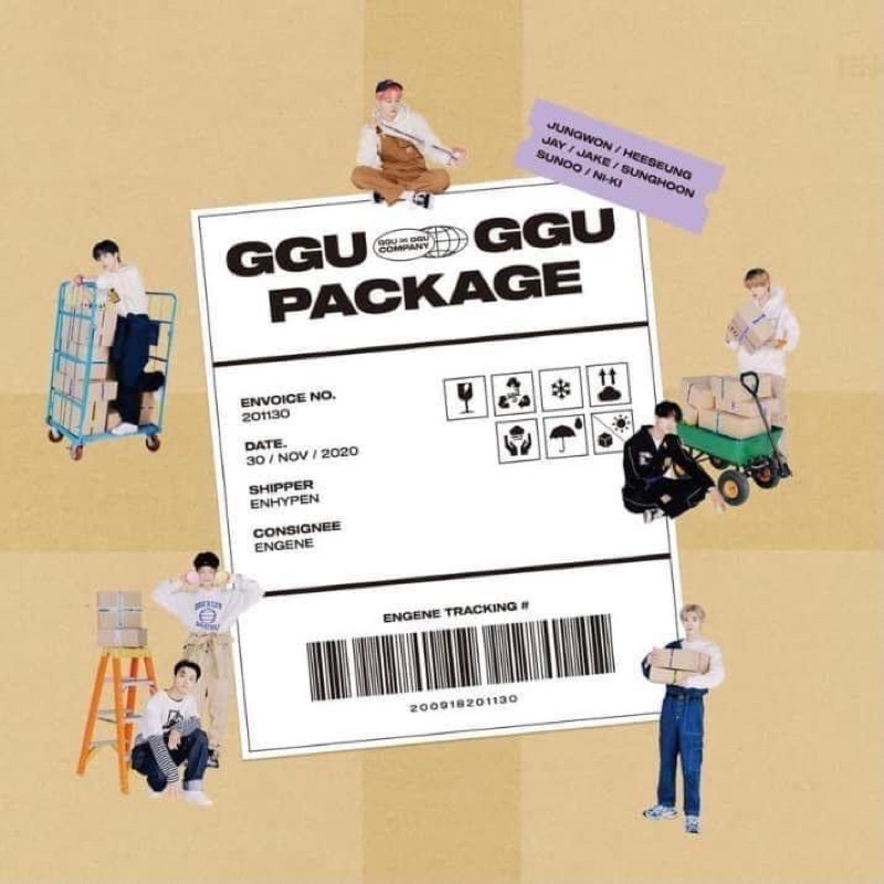 非現 Enhypen GGU GGU Package咕卡組 拆售 | 蝦皮購物