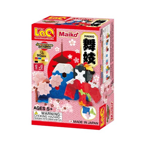 【LaQ】Q版舞妓 (90pcs) 日本製造立體3D拼接積木/益智玩具/台灣獨家代理 | 蝦皮購物