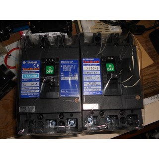 日本TERASAKI寺崎 無熔絲開關 XS30NB XS50NB 3P 3A 10A 船舶最愛 | 蝦皮購物