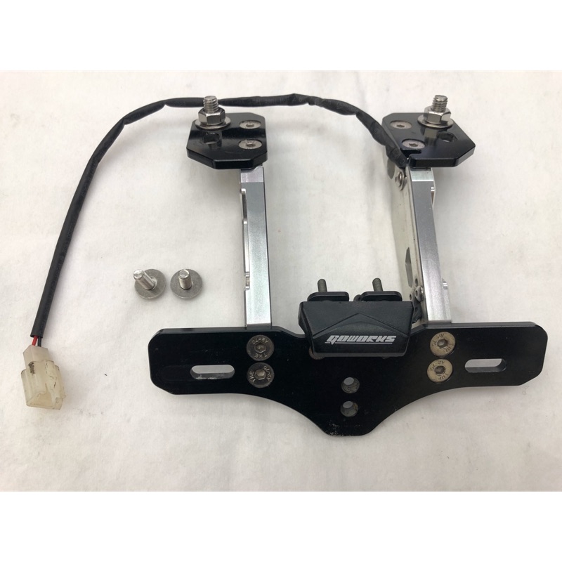 GOWORKS FORCE 後牌架 YAMAHA 後牌架 大牌架 翹牌架 鋁合金後牌架 短牌架 翹牌 後牌板 | 蝦皮購物