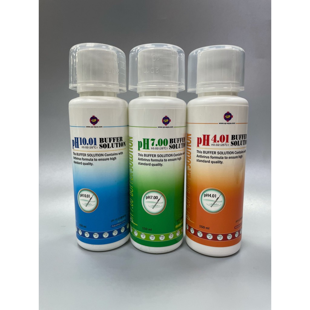 台灣UP雅柏 PH 電極標準校正液 150ml (PH4.01、PH7.00、PH10.01) PH測試筆 監測器校正 | 蝦皮購物