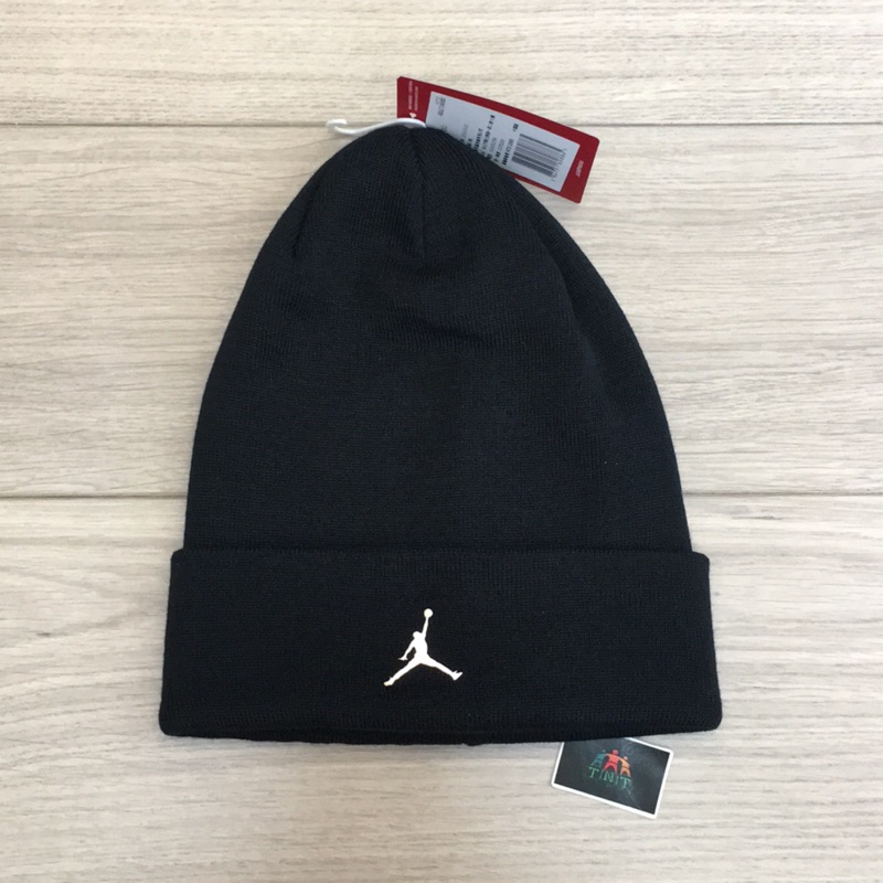 《TNT》NIKE JORDAN BEANIE CUFFED 中性 喬丹 立體浮雕 飛人 毛帽 AA1297010 | 蝦皮購物