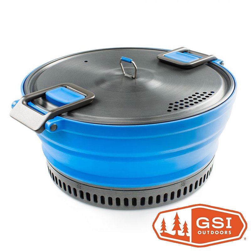 【美國 GSI】ESCAPE HS 2L POT 可折疊矽膠鍋 2L『50232』 | 蝦皮購物