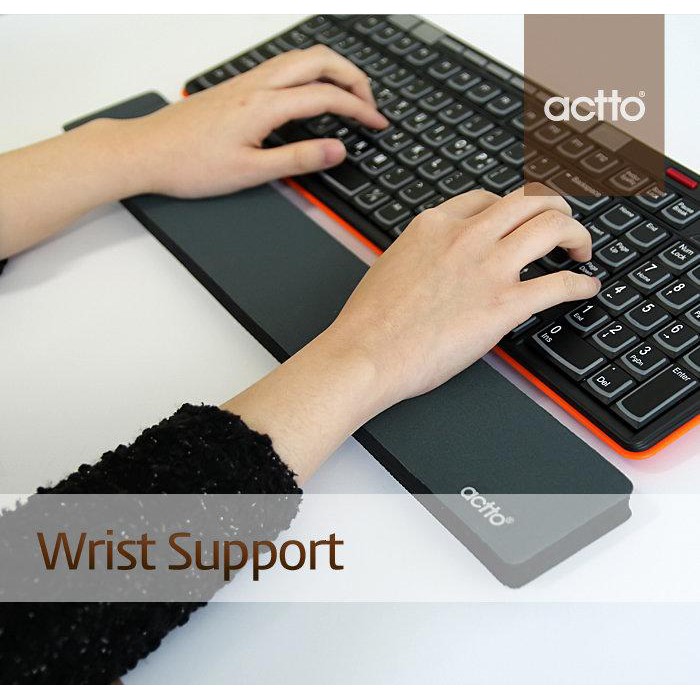 現貨當日出貨【玩酷蒸氣】韓國安尚Actto 鍵盤 手托 24h到貨 當日出貨手腕墊 WRS-01 手墊 腕托 彈性 軟 | 蝦皮購物