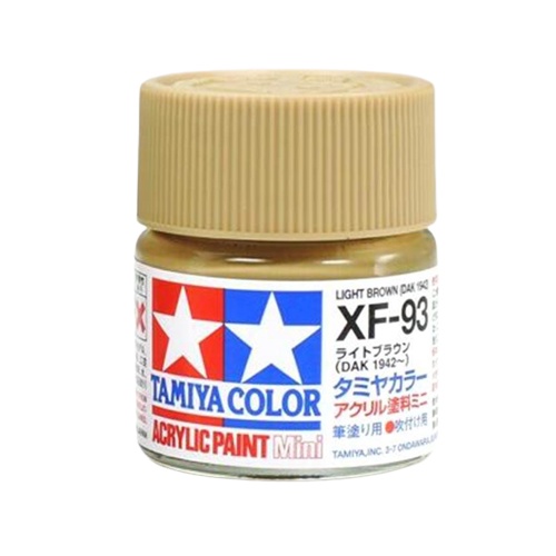 TAMIYA 田宮 水性壓克力漆 XF-93 淺棕色(DAK 1942) 10ml 貨號XF93 | 蝦皮購物