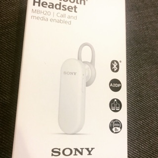 MBH20 SONY原廠藍芽耳機(白） | 蝦皮購物