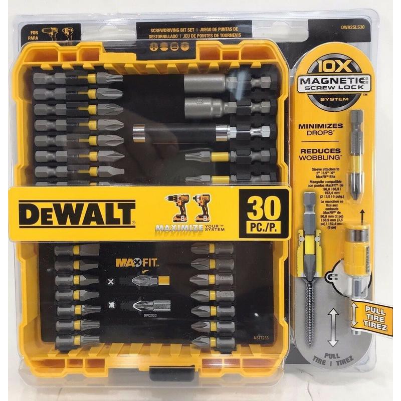 {專營工具}全新 DEWALT 得偉 DWA2SLS30 30Piece 衝擊起子 批頭組 螺絲起子 起子批頭 板手 | 蝦皮購物