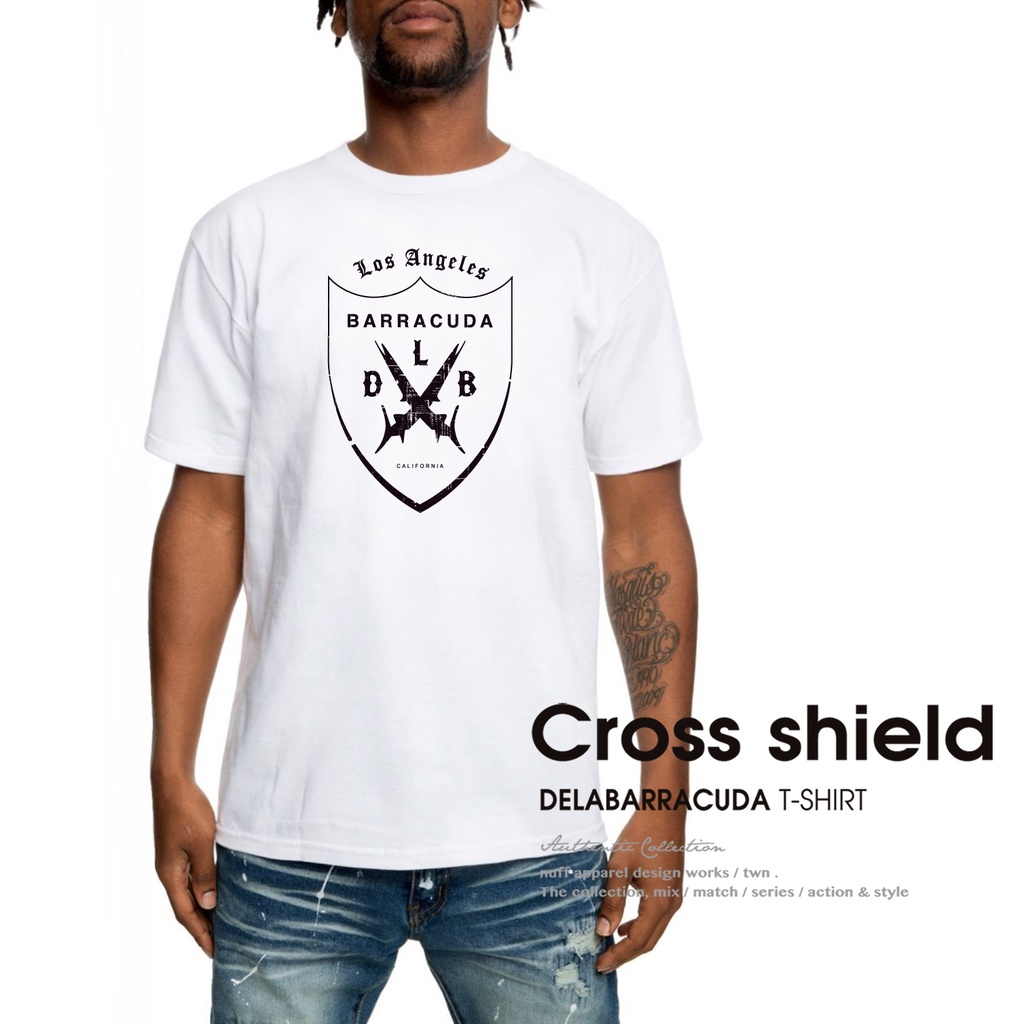 De La Barracuda- CROSS Shield tee | 蝦皮購物